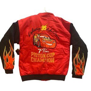 Disney | Jackets & Coats | Disney Pixar Cars Lightning Mcqueen Racing ...
